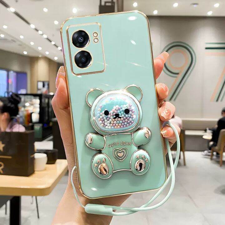 เคสโทรศัพท์สำหรับ Oppo A57 2022 A77s A77 5g ฝาหลังสุดหรู3มิติพร้อมที่