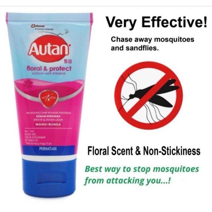 AUTAN ANTI MOSQUITO LOTION /AUTAN LOSYEN ANRI NYAMUK ~FLORAL & PROTECT ...