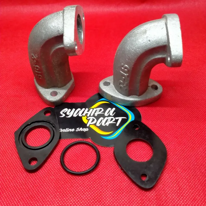 INSULATOR MANIFUL - MANIFOLD INTAKE KARBURATOR HONDA WIN MODEL LURUS DAN MODEL BENGKOK | Lazada ...