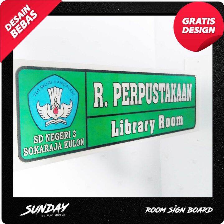 Papan Petunjuk, Papan Ruang Sekolah / Kantor | Lazada Indonesia