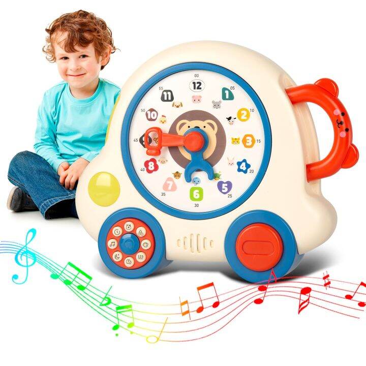 Learning Clock Toy for Kids, Preschool Clock Learning,Teaching Clocks ...