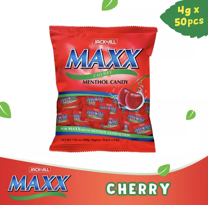 MAXX cherry menthol candy 50’s | Lazada PH