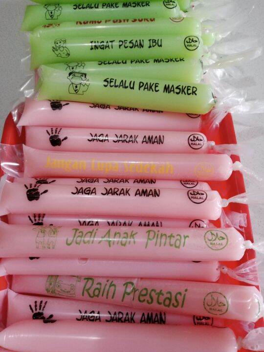 Plastik Es spidol Sablon kata2 lucu isi 100 pcs | Lazada Indonesia