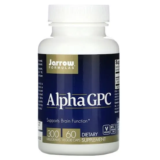 Jarrow Formulas Alpha GPC (L-alpha glycerylphosphorylcholine) 300 mg ...