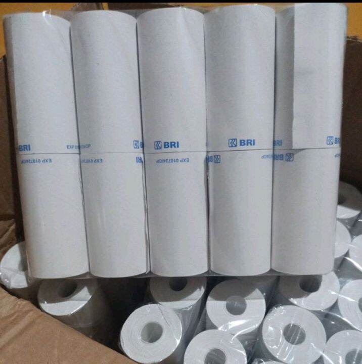 Struk thermal edc 57x30mm logo BRI paket 100 roll | Lazada Indonesia