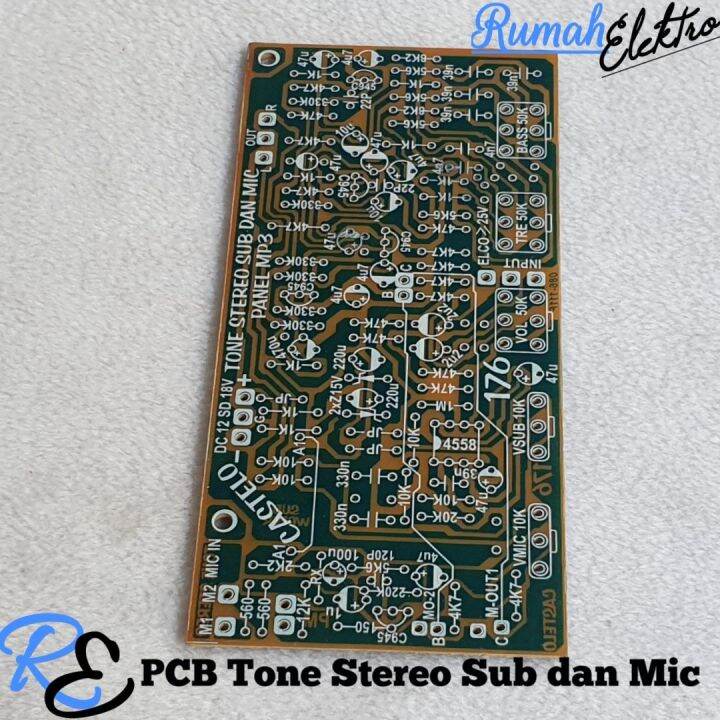 PCB Tone Control Stereo Subwoofer dan Mic | Lazada Indonesia