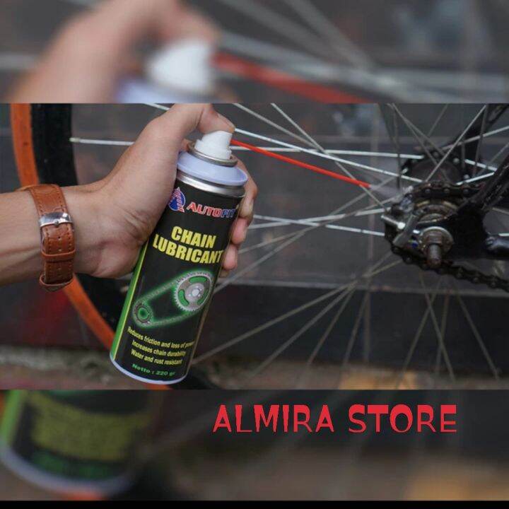 CHAIN LUBE AUTOFIT 220 GRAM/MINYAK PELUMAS RANTAI SEPEDA MOTOR ANTI ...