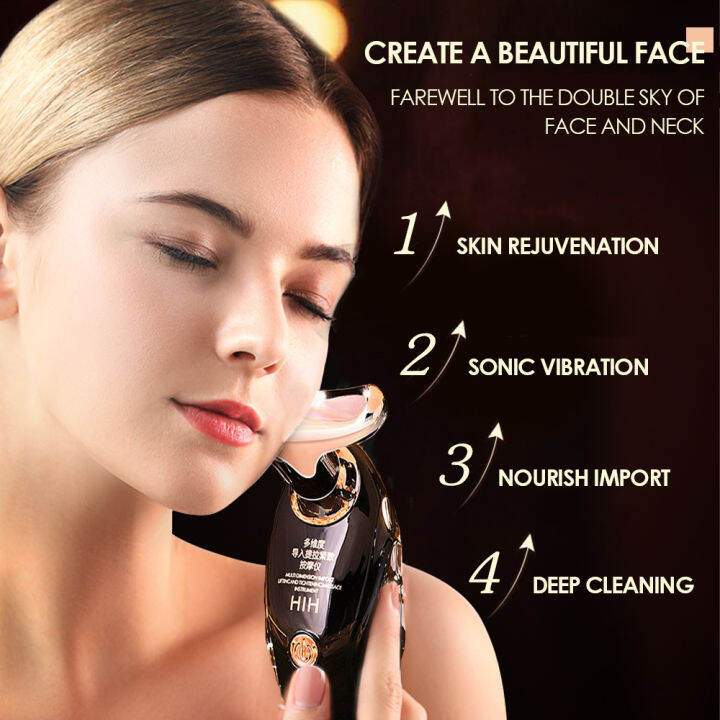 Face beauty instrument Facial Massager sonic vibration lifting fit ...