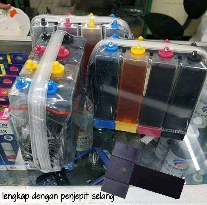 Tabung tinta ciss infus printer canon/HP | Lazada Indonesia