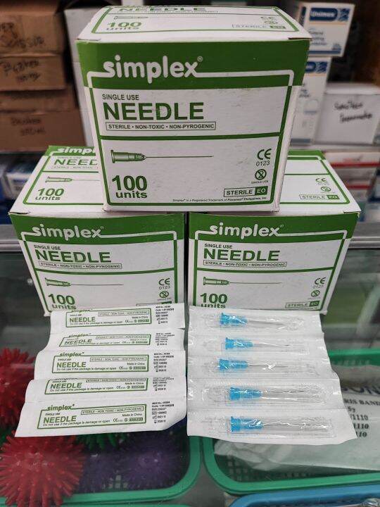 Needle 23G x 1" - SIMPLEX (Sold per piece) - Surgical Needle 23Gx1 ...