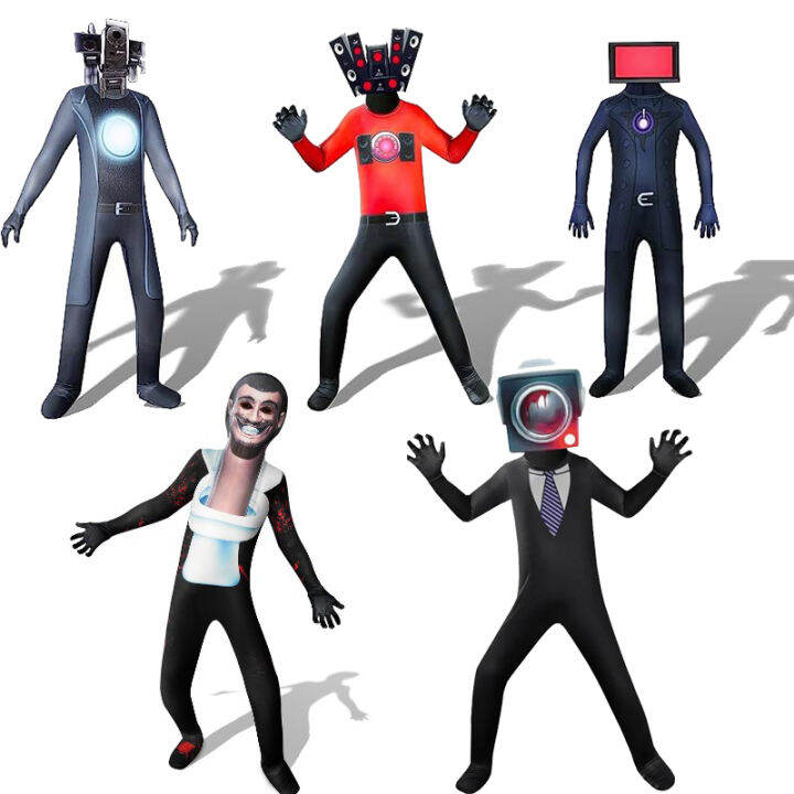 Kids Toy Market Skibidi Toilet Costume Kids Skibidi Toilet Cosplay ...
