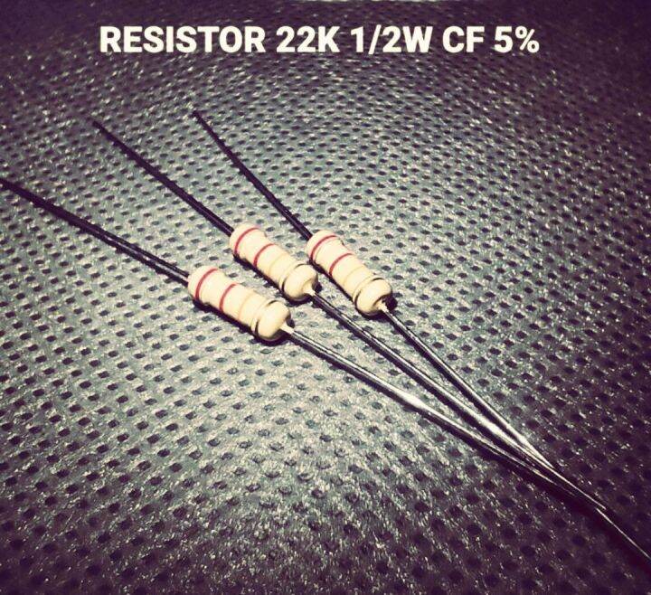 10 buah RESISTOR 22K 1/2W CF 5% | Lazada Indonesia