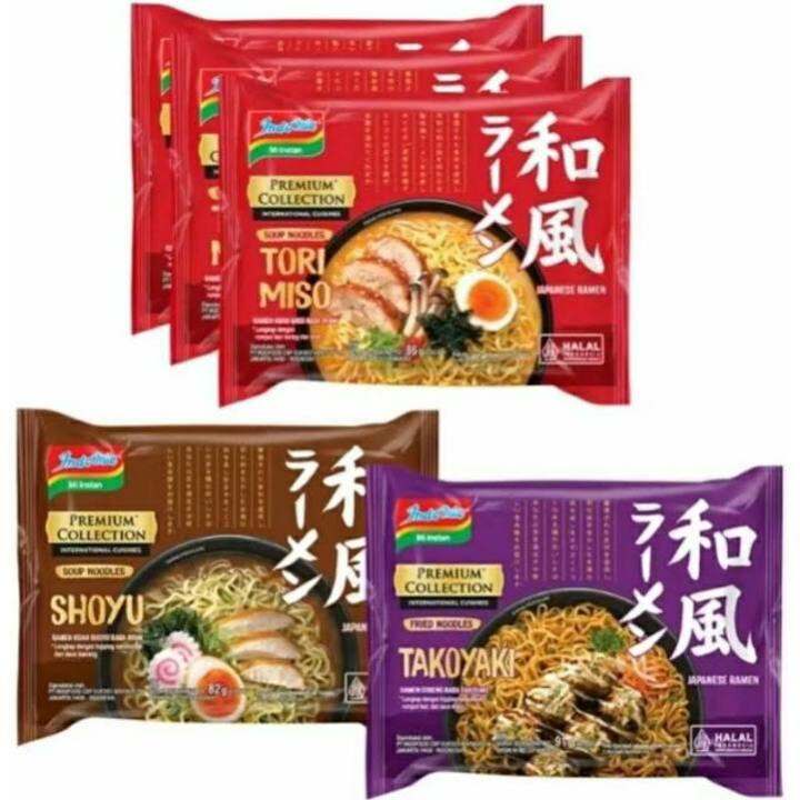 indomie ramen takoyaki,shoyu,tori miso mie enak san murah | Lazada ...