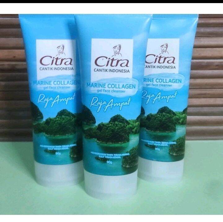 CITRA marine Collagen Gel Face Cleanser 90gr (sabun wajah) | Lazada ...