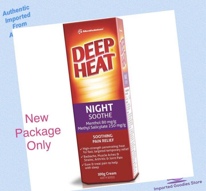 Deep Heat Night Time Arthritis Strength Cream 100g | Lazada PH