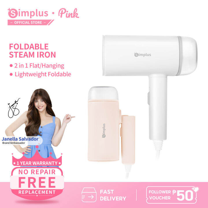 Simplus Steamer Iron Handheld Foldable Steam White | Lazada PH