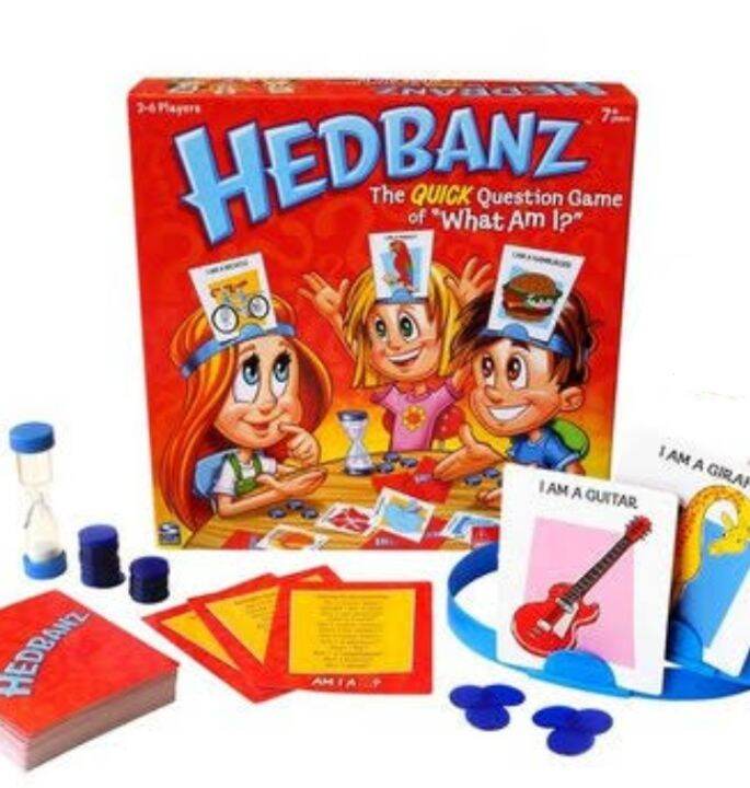 Hedbanz Game เกมส์ใบ้คำคาดหัว ปาร์ตี้เกมส์ เกมสำหรับครอบครัว ของเล่น ...