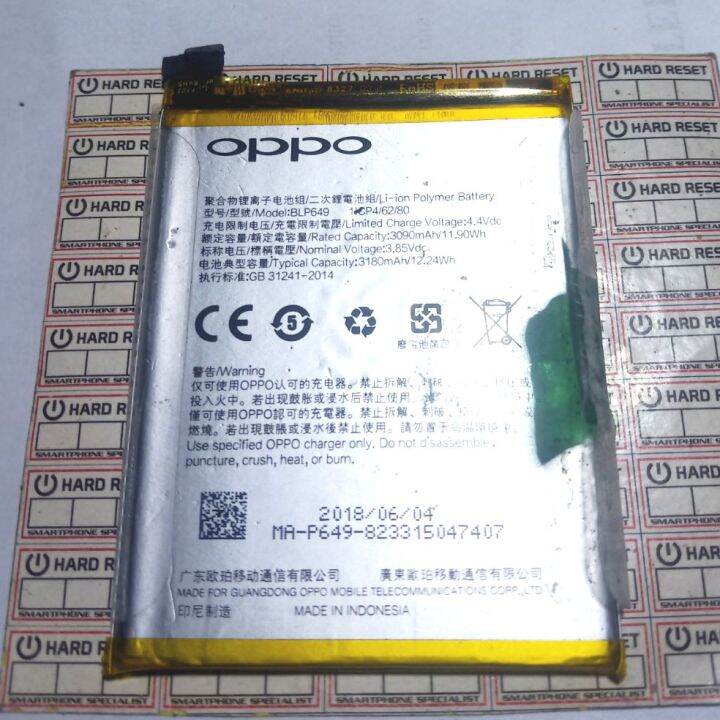 Battery BLP649 Baterai OPPO A83 Original bekas copotan | Lazada Indonesia