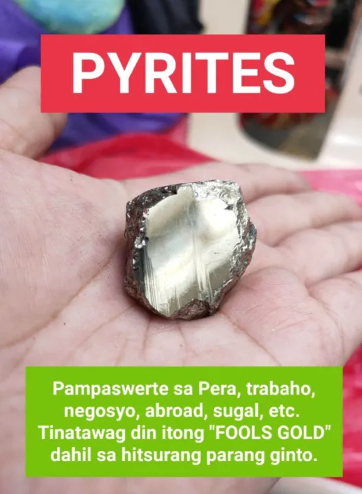 PYRITES o (Fools Gold) | swerte sa pera, negosyo, sugal | Lazada PH