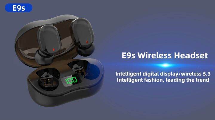 รุ่นใหม่ E9S TWS หูฟังบลูทูธแบบใช้พลังงานต่ำแบบใส่ในหูแบบสปอร์ตเคสใส 3C0144 | Lazada.co.th