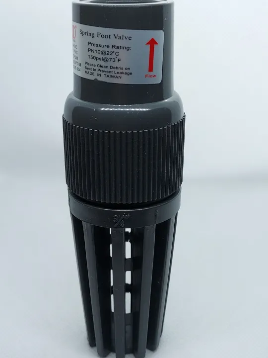 LD PVC SPRING FOOT VALVE WITH "BSP THREADED" ENDS 20MM (3/4INCH) | Lazada