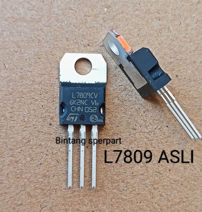 IC REGULATOR L7809 ORIGINAL TRANSISTOR L7809 ASLI | Lazada Indonesia