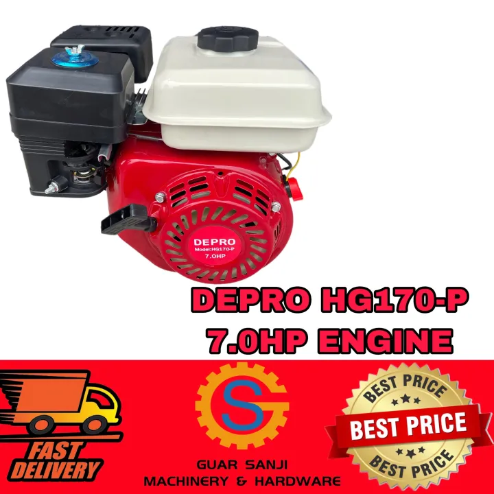DEPRO HG170-P GASOLINE ENGINE (THREAD TYPE) | Lazada