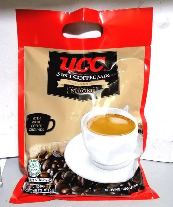 UCC 3 IN 1 Coffee Mix Strong (20 sachets x 20g) | Lazada PH