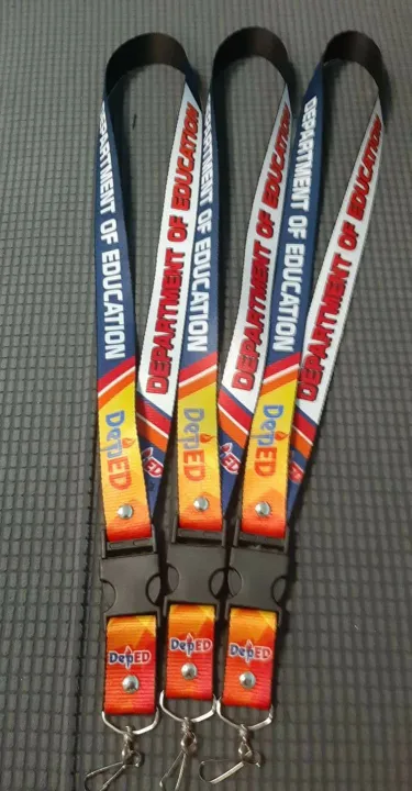 DepEd ID LACE LANYARD/BLUE-WHITE | Lazada PH