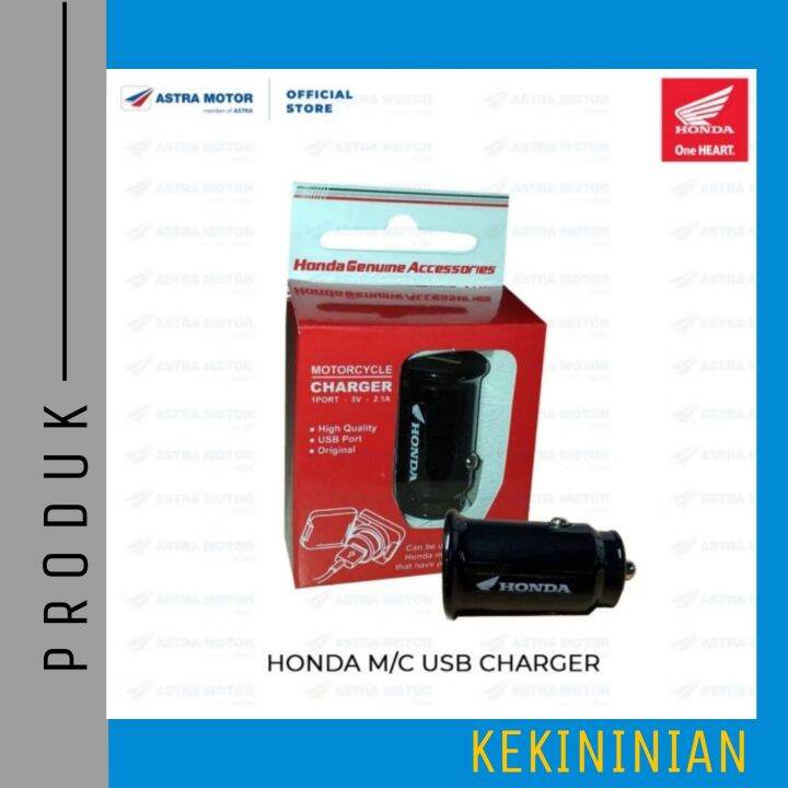 USB Adaptor Charger Motor AHM PCX ADV Genio Scoopy Universal Motor ...