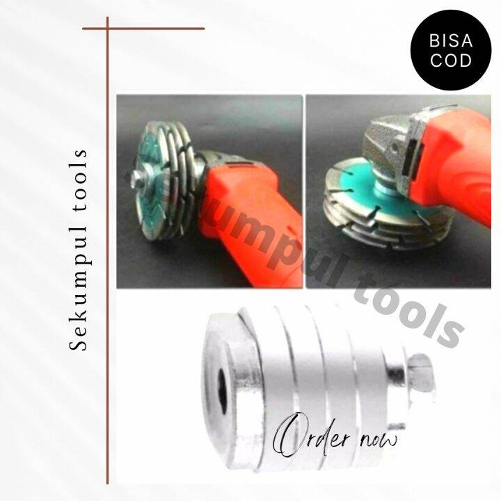 adaptor ring gerinda chaser - konektor mata gerinda | Lazada Indonesia