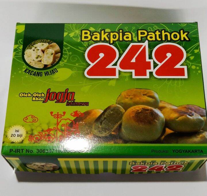Bakpia Pathuk kacang ijo kering/oleh oleh Yogya/Tami oleholeh/bakpia ...
