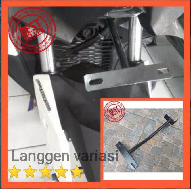 Breket plat nopol Yamaha X-max 250cc model kumis | Lazada Indonesia