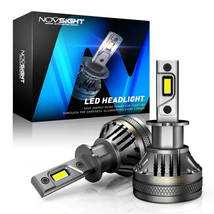 Novsight N37 6500K ไฟ LED Super Bright H3 ชุดหลอดไฟหน้า LED ไฟตัดหมอก ...