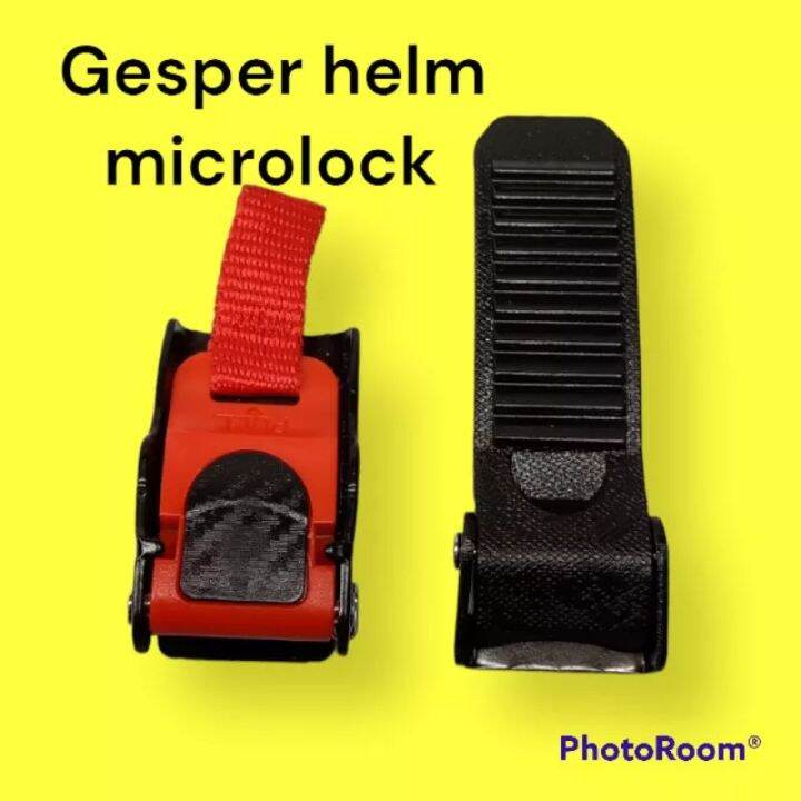 kepala gesper microlock untuk smua helm half face dan full face ...