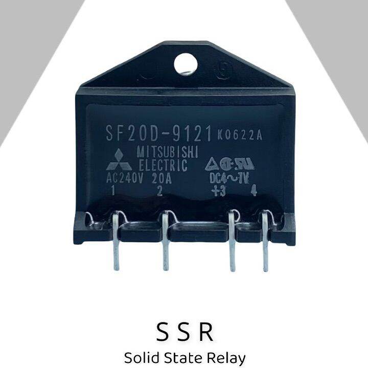 SF20D-9121 Solid State Relay SSR 20A Dc3-7V 240Vac Mitsubishi 🇯🇵 * ส่ง ...