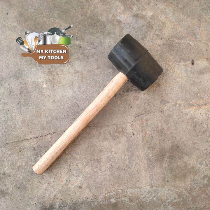 Wood Handle Rubber Mallet Hammer / Hammer Getah 木柄胶槌锤 | Lazada