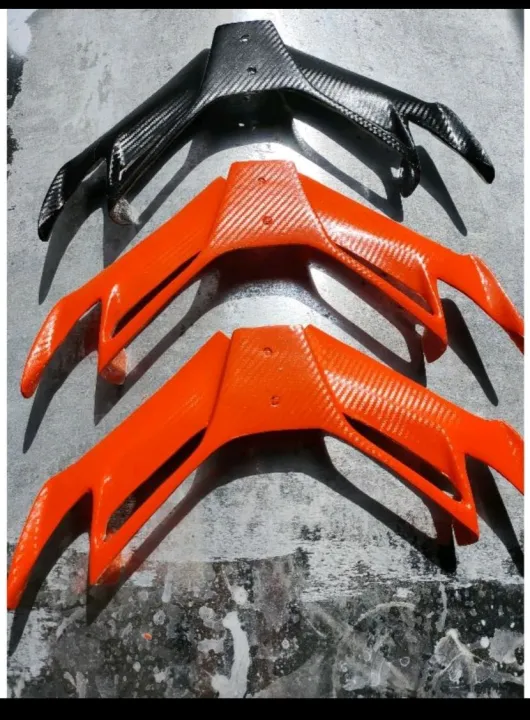 KTM RC winglet carbon fiber design.paintless | Lazada PH