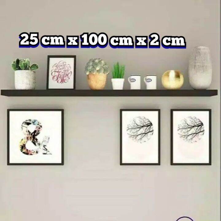 Ambalan dinding minimalis masakini size 100 cm x 25 cm x 2 cm | Lazada ...