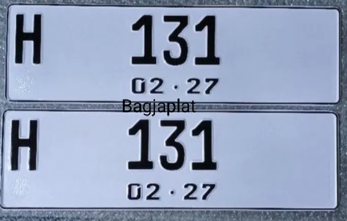 plat nomor mobil baru ketebalan bahan plat 1mm harga satu pasang depan ...