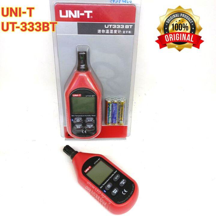 UNI-T รุ่น UT-333BT MINI TEMPERATURE HUMIDITY METER เชื่อม BLUETOOTH ผ่าน APP เครื่องวัดอุณหภูมิ ...