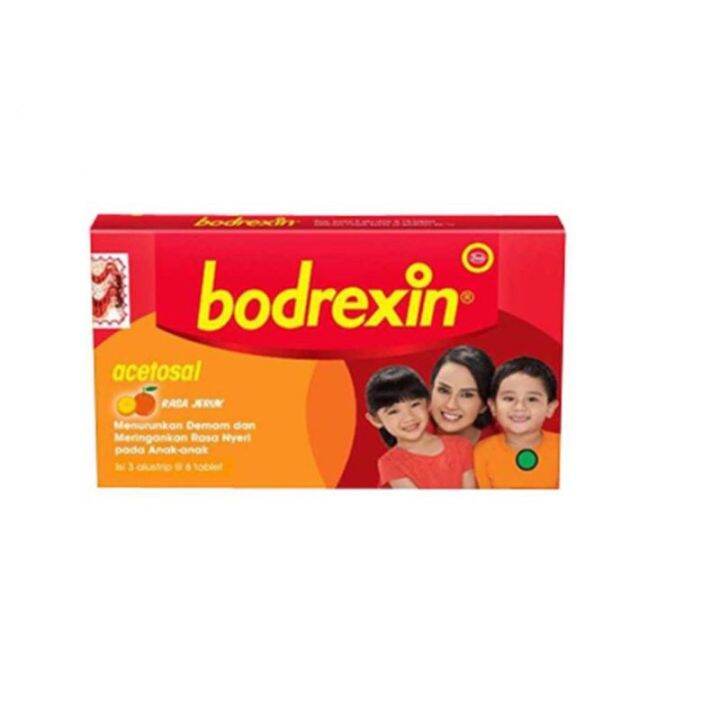 Bodrexin Isi 16 Tablet Menurunkan Demam Anak dan Meringankan Rasa Nyeri ...