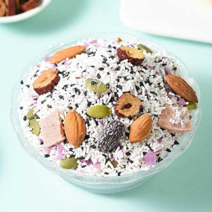 Chia Seeds Cinnamon Lotus Root Starch Soup Multi-Nut Instant Root ...