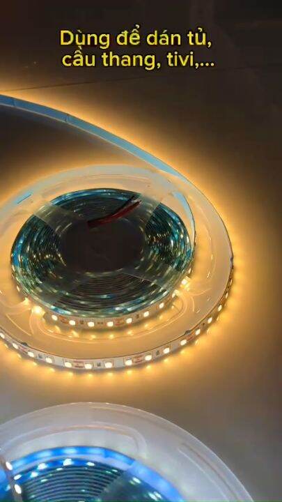 TẶNG BÚT THỬ ĐIỆN- Đèn Led Dây Dán 12v 2835 120 Led/mét - Cuộn 5m- derco trang trí nhà cửa, dán ...