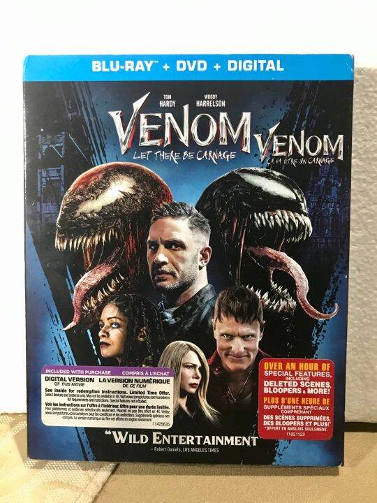 VENOM Let There Be Carnage Blu-Ray+DVD Brandnew | Lazada PH