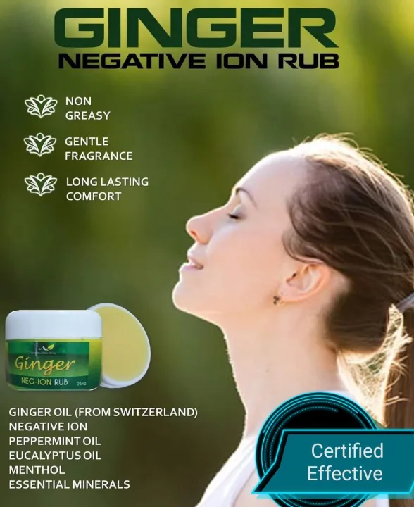 Ginger Negative Ion Rub Authentic | Lazada PH
