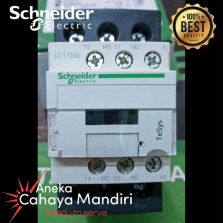 kontaktor 40a schneider 3p 220v LC1D25 LC1D25M7 | Lazada Indonesia
