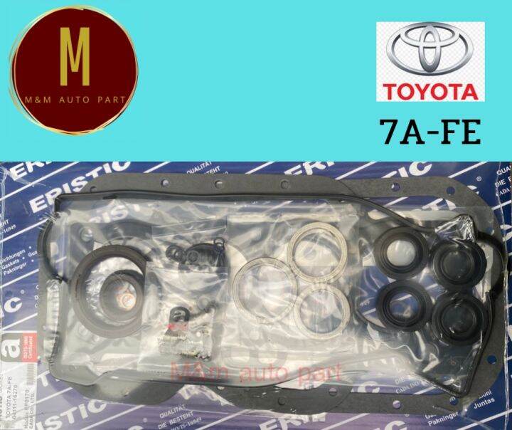 ประเก็นชุดใหญ่ TOYOTA 7A-FE ฝาสูบเหล็ก COROLLA AE112,AE115 ยี่ห้อ ...