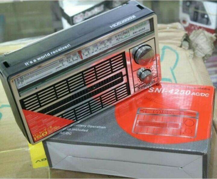 RADIO JADUL SUARA MANTAP RADIO SOUNES SNI4250 AC-DC | Lazada Indonesia
