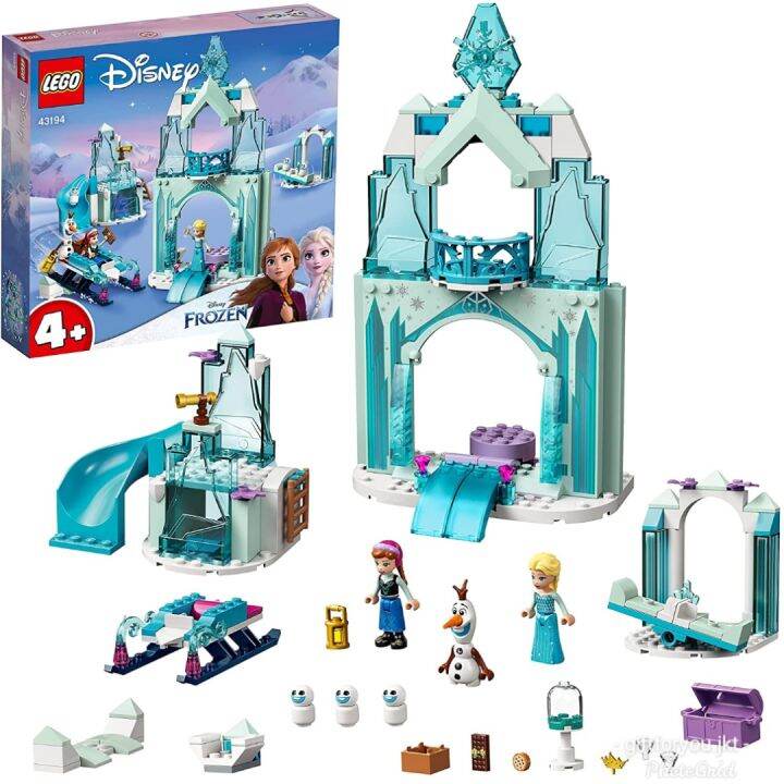 Lego Disney 43194 Anna Elsa Frozen Wonderland Castle Bricks Princess ...